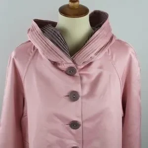 Lindi | Jackets & Coats | Lindi Reversible Hooded Rain Jacket Pink ...